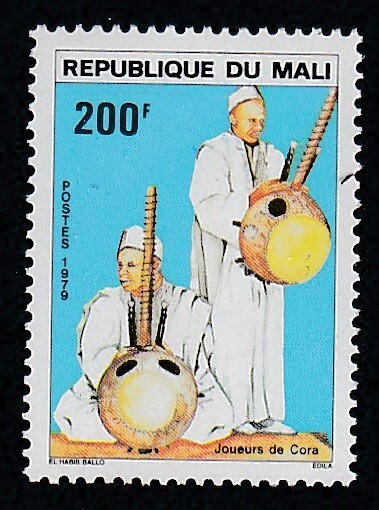 Mali # 335, Cora Players - Musical Instruments,. Mint NH, 1/2 Cat ...