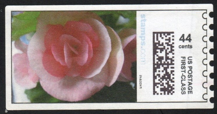 1CVP - (44c) - Personal Computer Postage - "Rose" - Used Single ...