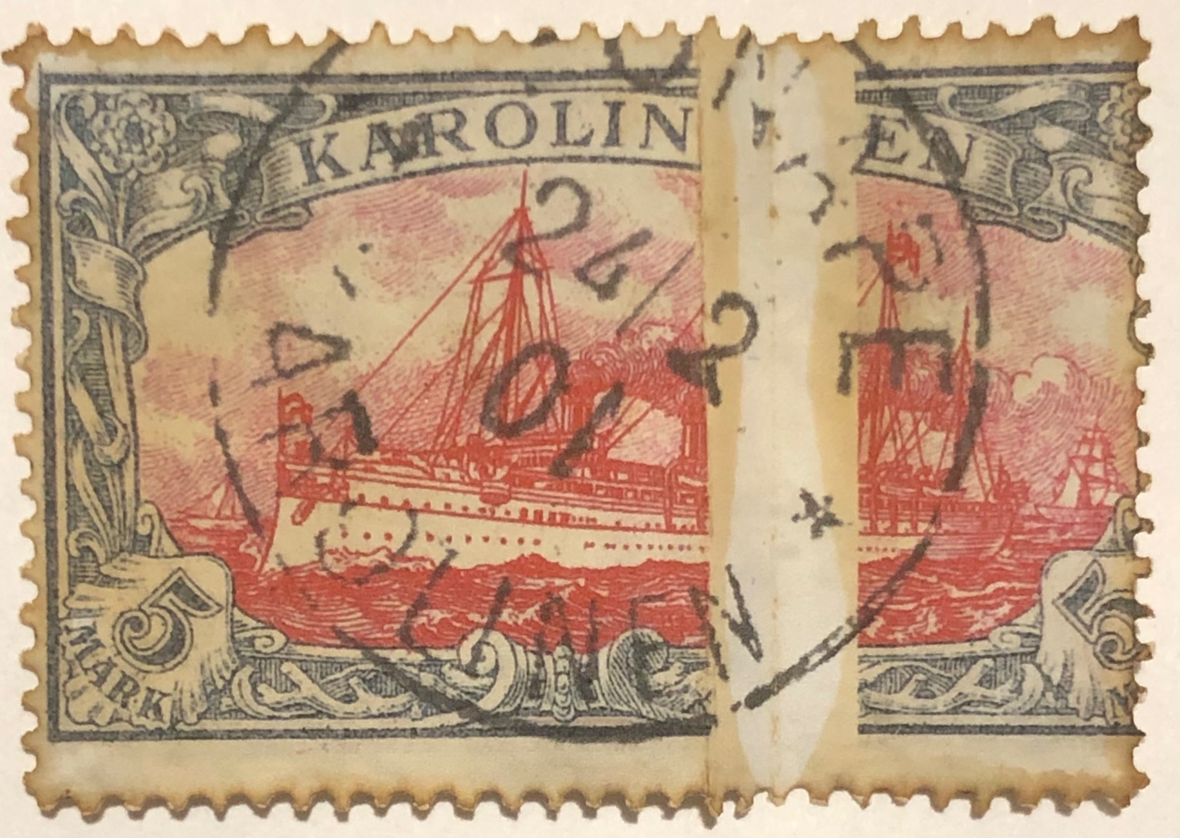 Error 1901 mi#19 “Hohenzollern” German stamp , extremely rare | Europe ...