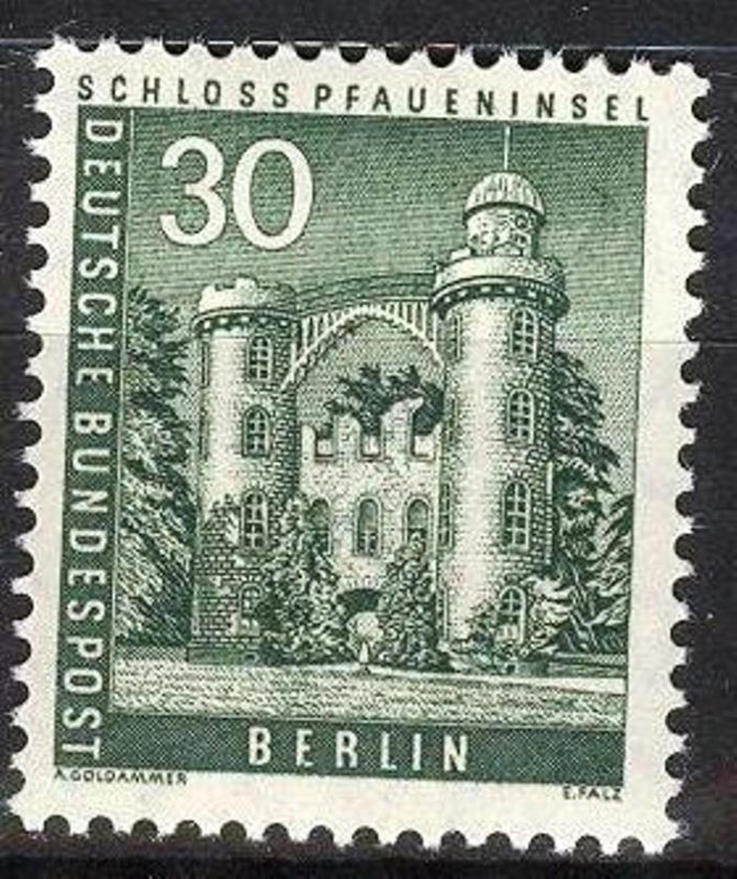 Berlin Germany 1956 Architecture Peacock Island Castle MNH | Europe ...