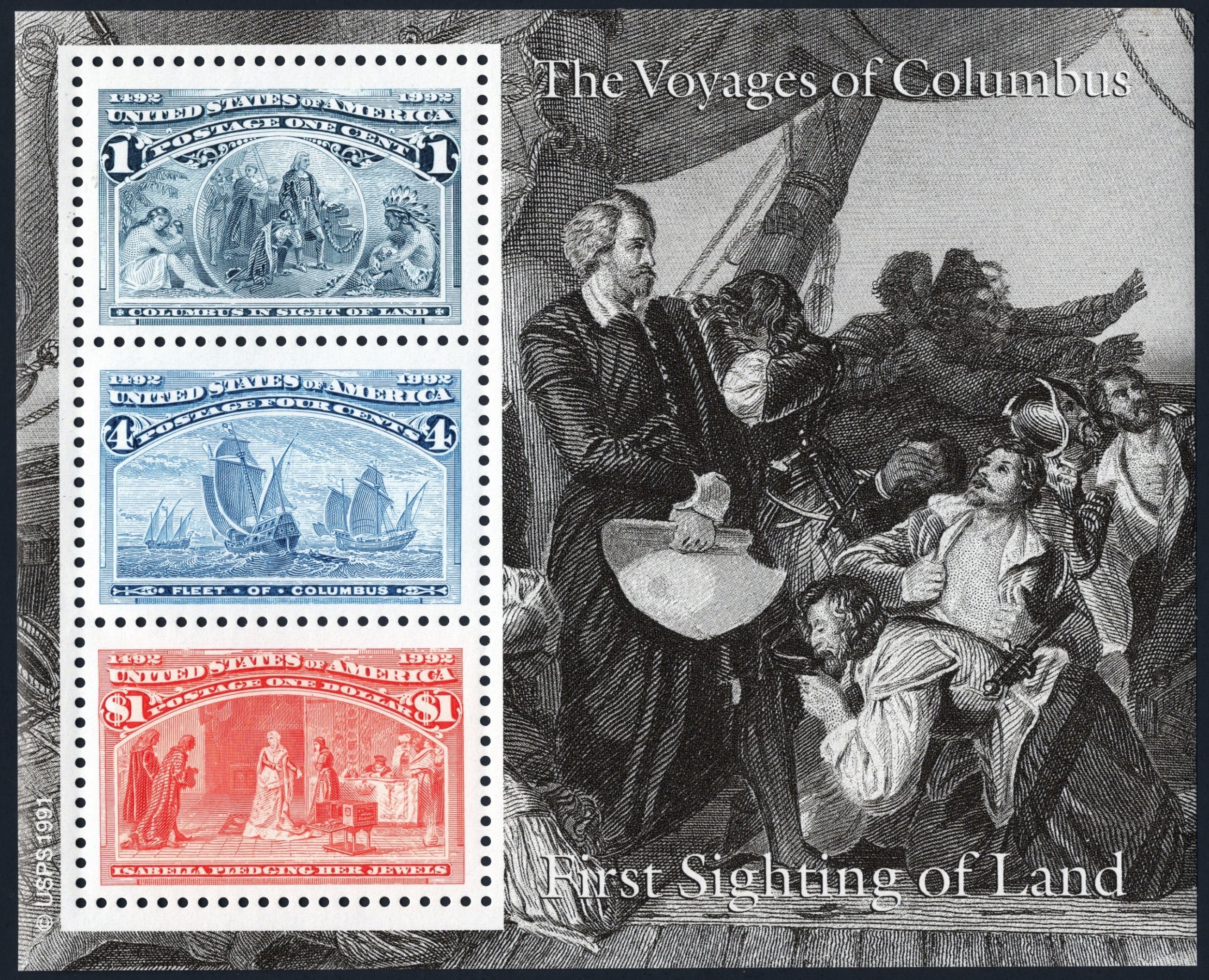 SC#2624-29 The Voyages of Columbus Souvenir Sheets (1992) MNH* | United ...