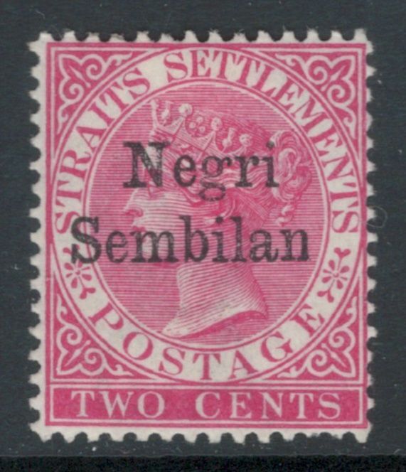 Malaya States - Negri Sembilan 1891 Straits Settlement Overprint Scott ...