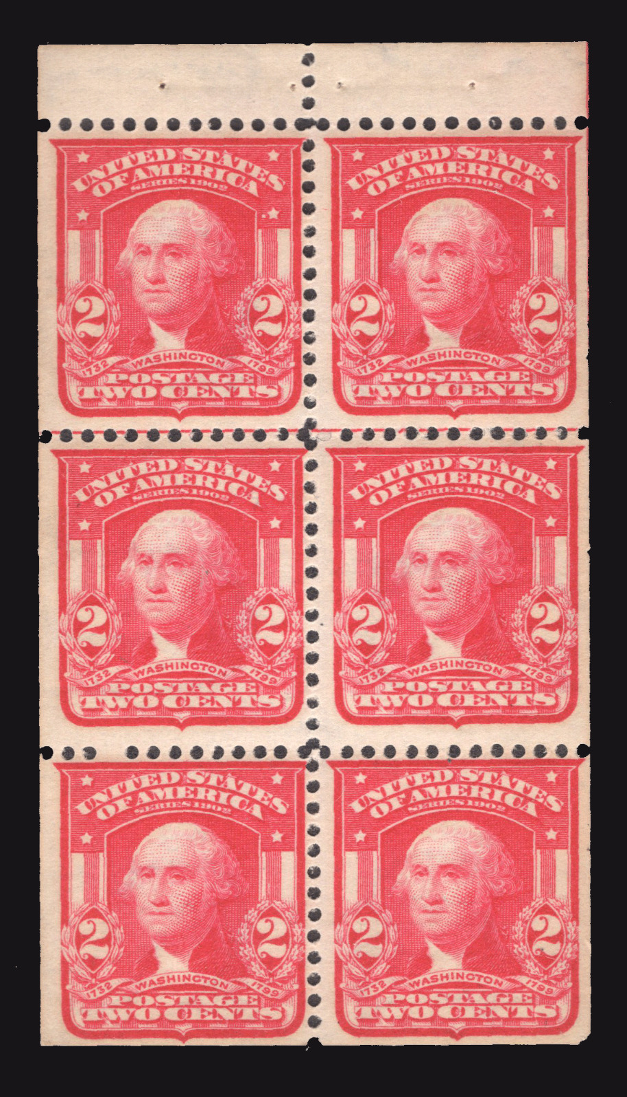 US Stamps #319G POS F Booklet Pane Mint OG NH LOT #79860 | United ...