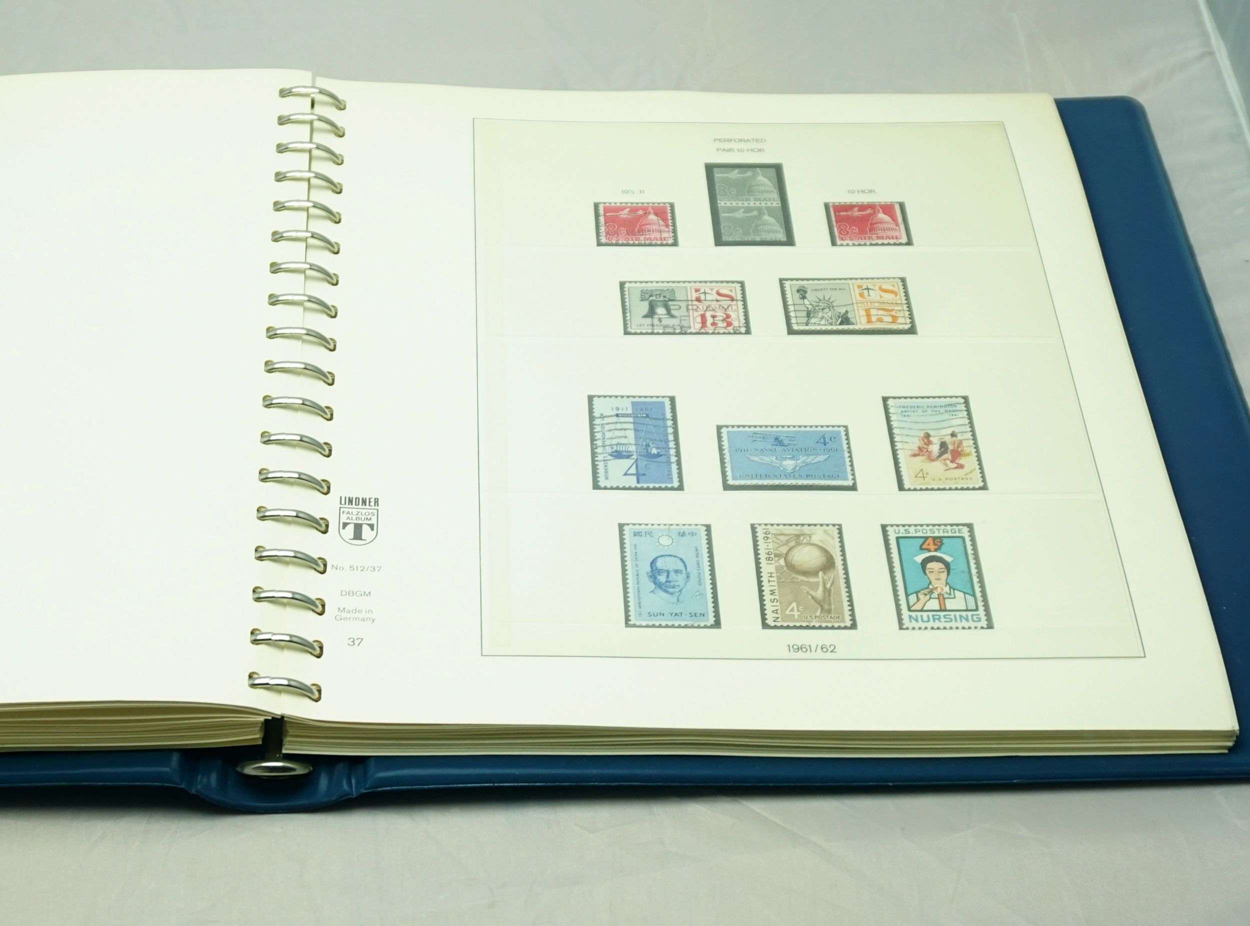 Lindner USA Postage Stamp Booklet Collection in 10 Hingeless Albums up ...