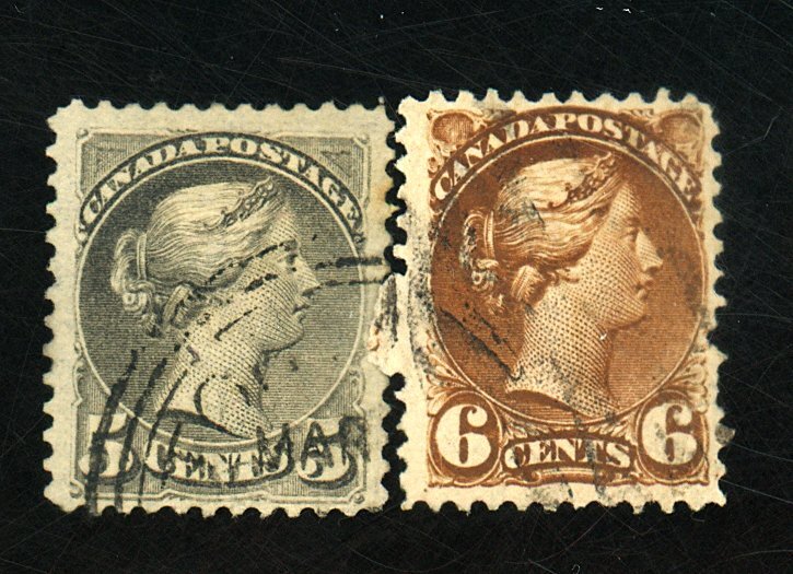 Canada #38-9 Used FVF HR 39 Corner Crease Cat $55 | Canada, General ...
