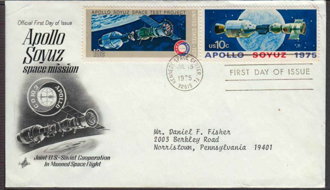 1969 1st Man on the Moon Sc C76 Apollo 11 FDC ArtCraft cachet Art Craft ...