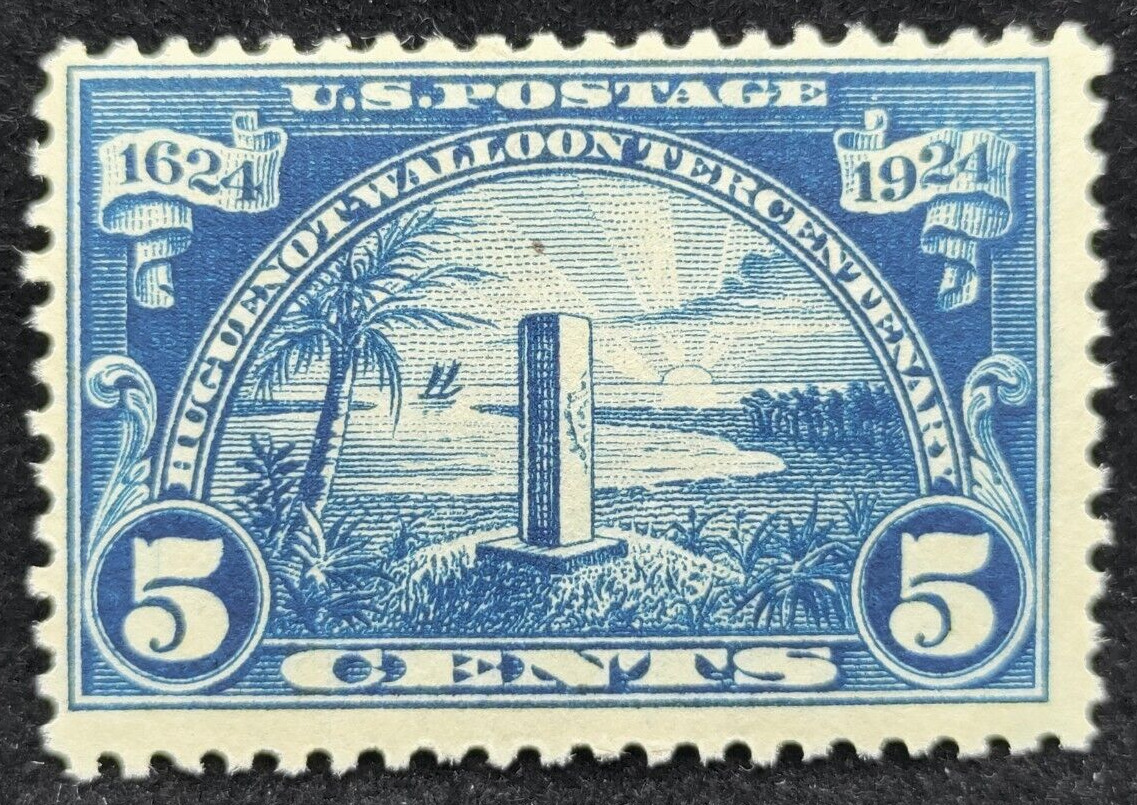 Matt's Stamps Scott #616 5-Cent Huguenot-Walloon Tercentenary MHR ...
