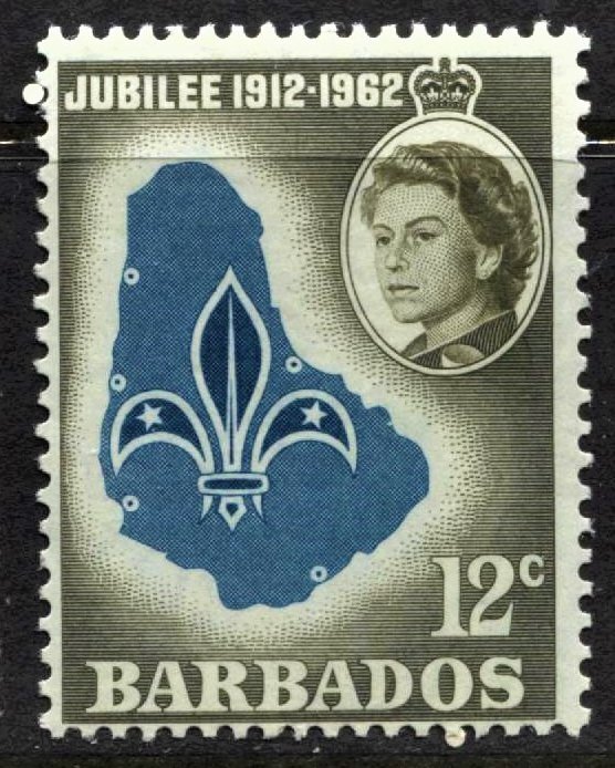 Stamp Station Perth Barbados 255 Scouts Mvlh Caribbean Barbados General Issue Stamp 3084