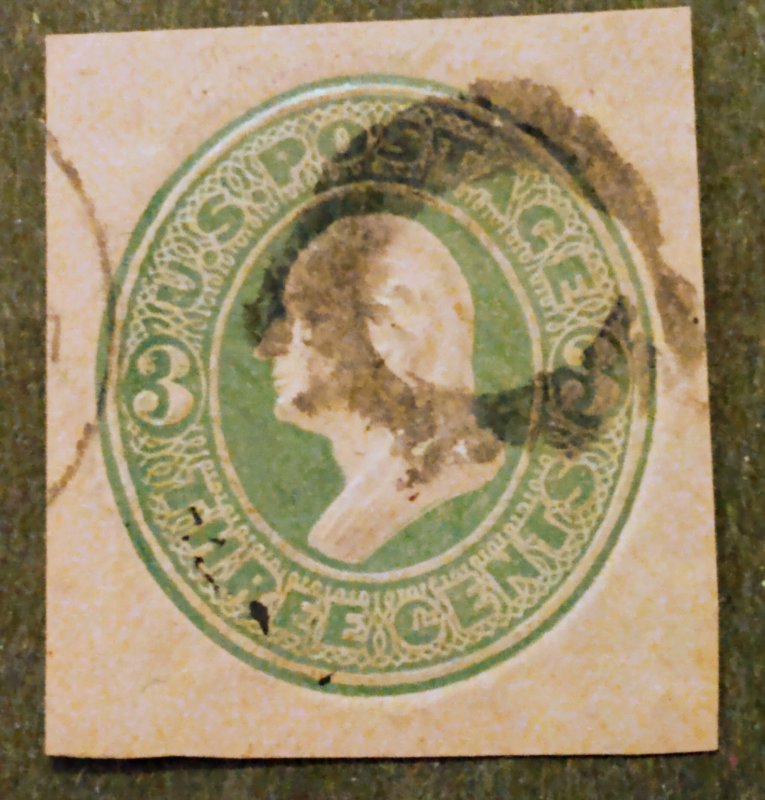 US U171 used cut square (Rare) cat 3250.00 | United States, Postal ...