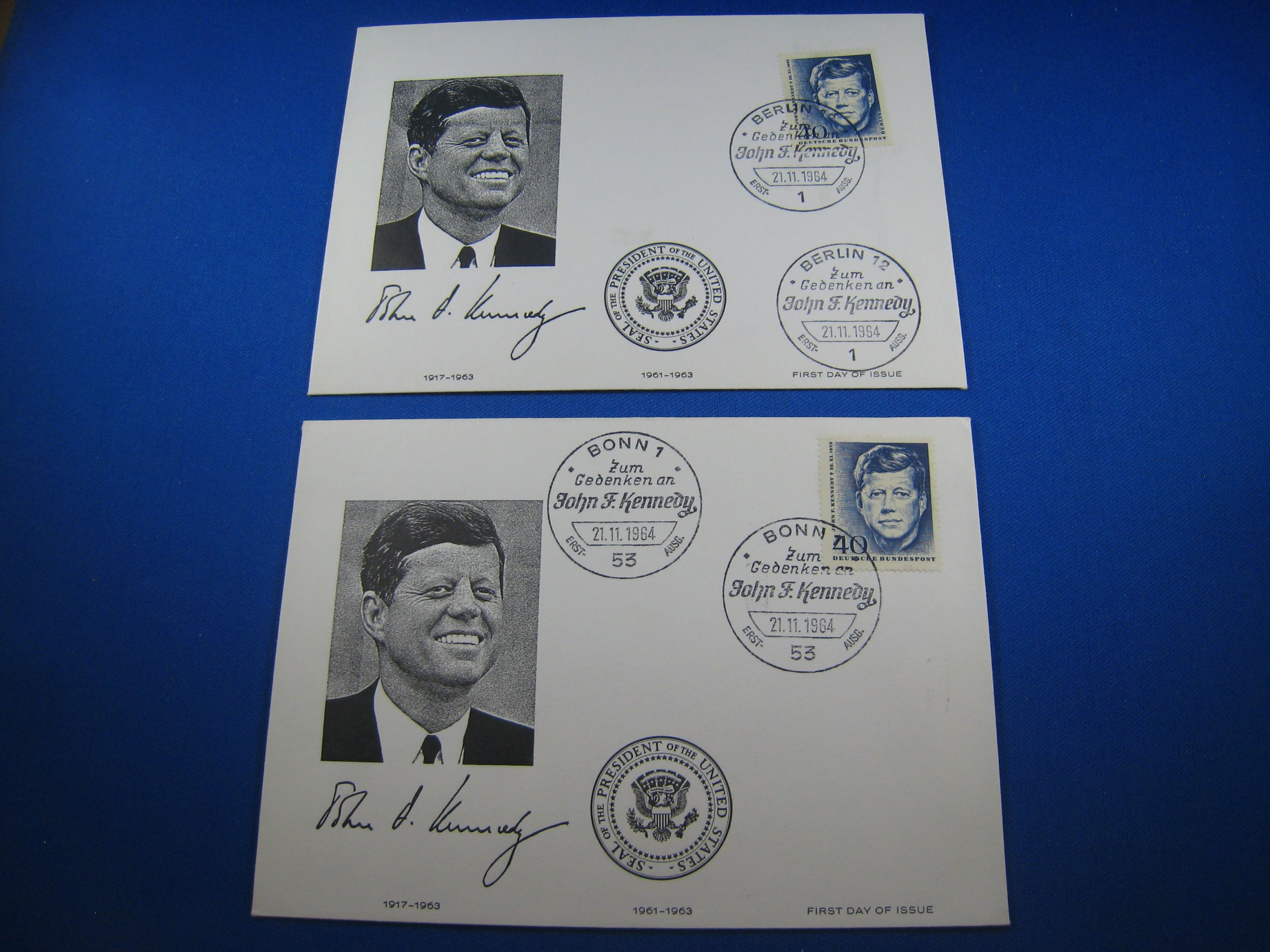 Germany 1964 - 2 JFK Memorial Covers | Europe - Germany & Colonies ...