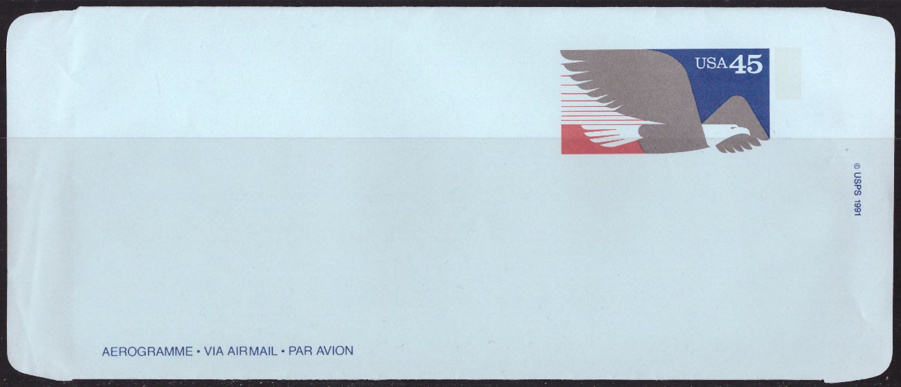 F1715 UNITED STATES Aerogramme # Air Letter - Eagle 45c | United States ...
