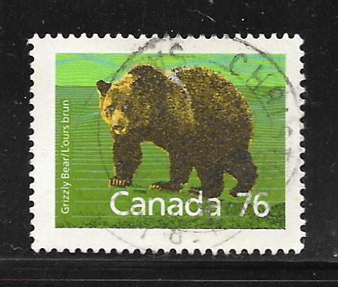 Canada 1178: 76c Grizzly Bear (Ursus arctos horribilis), used, VF ...