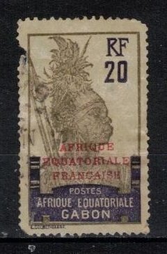 Gabon - Scott 93 | Africa - Gabon, General Issue Stamp / HipStamp