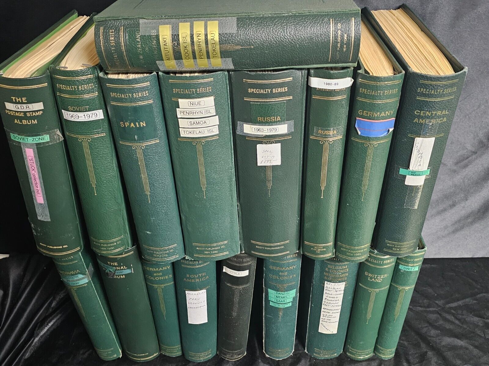 World Stamp Collection Lot in 18 Scott Specialty Albums LOADED TAKE A ...