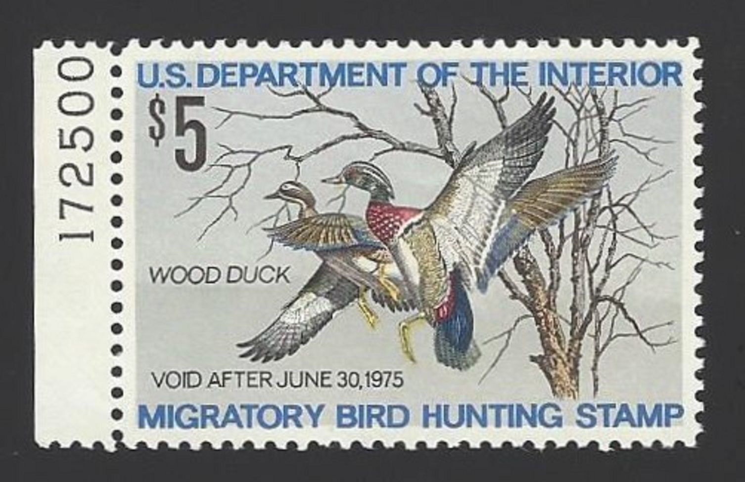 US #RW41 MNH OG XF Plate Block Single 1974 Federal Duck Stamp WELL ...