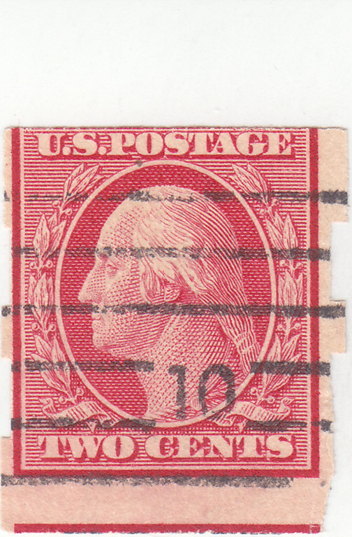 Scott #344 - 2c Carmine - Washington - Imperf - Used | United States ...