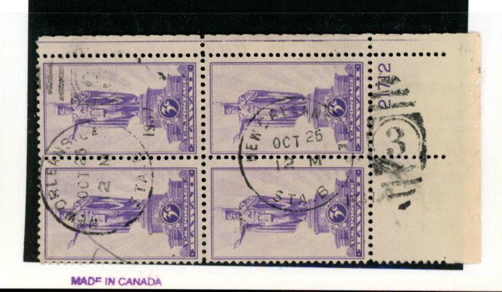 PKStamps - USA - 799 - Used - Plate Block - (B120-042 | United States ...