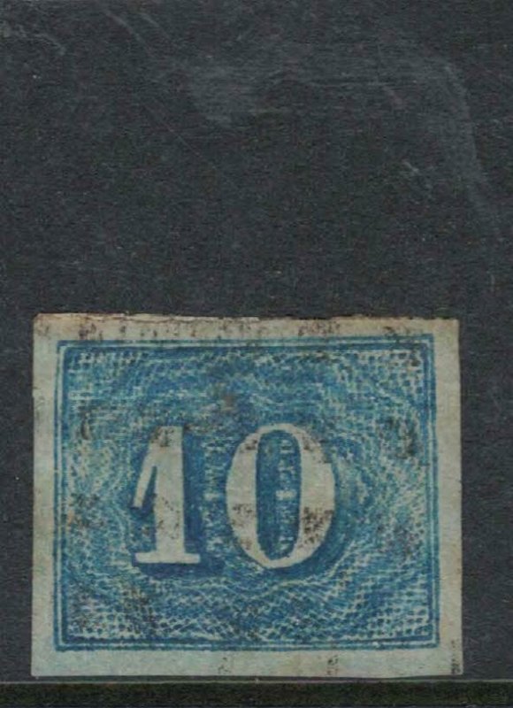Brazil 1854 10r SC 37a VFU (2fav) | Central & South America - Brazil ...
