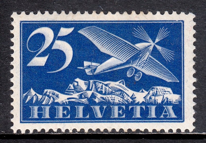 Switzerland - Scott #C5 - MH - Hinge bump, pencil/rev. - SCV $7.75 ...