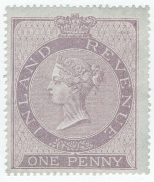 (I.B) QV Revenue : Inland Revenue 1d Lilac (SG F12) | Great Britain ...