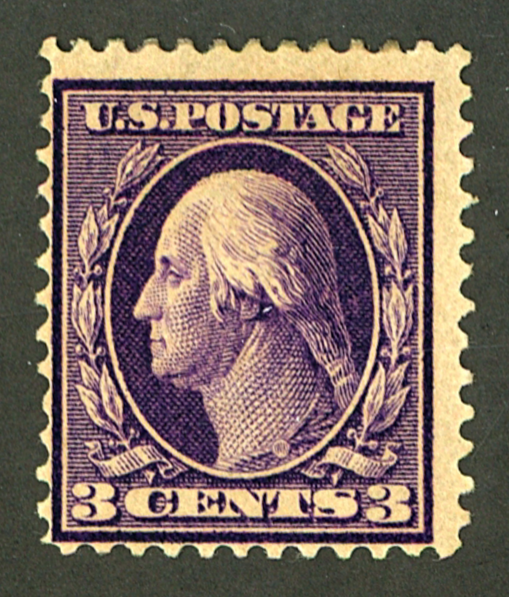 U.S. #359 "Blue Paper" MINT WITH PF CERT ORIGINAL GUM $2000 Cat Val ...