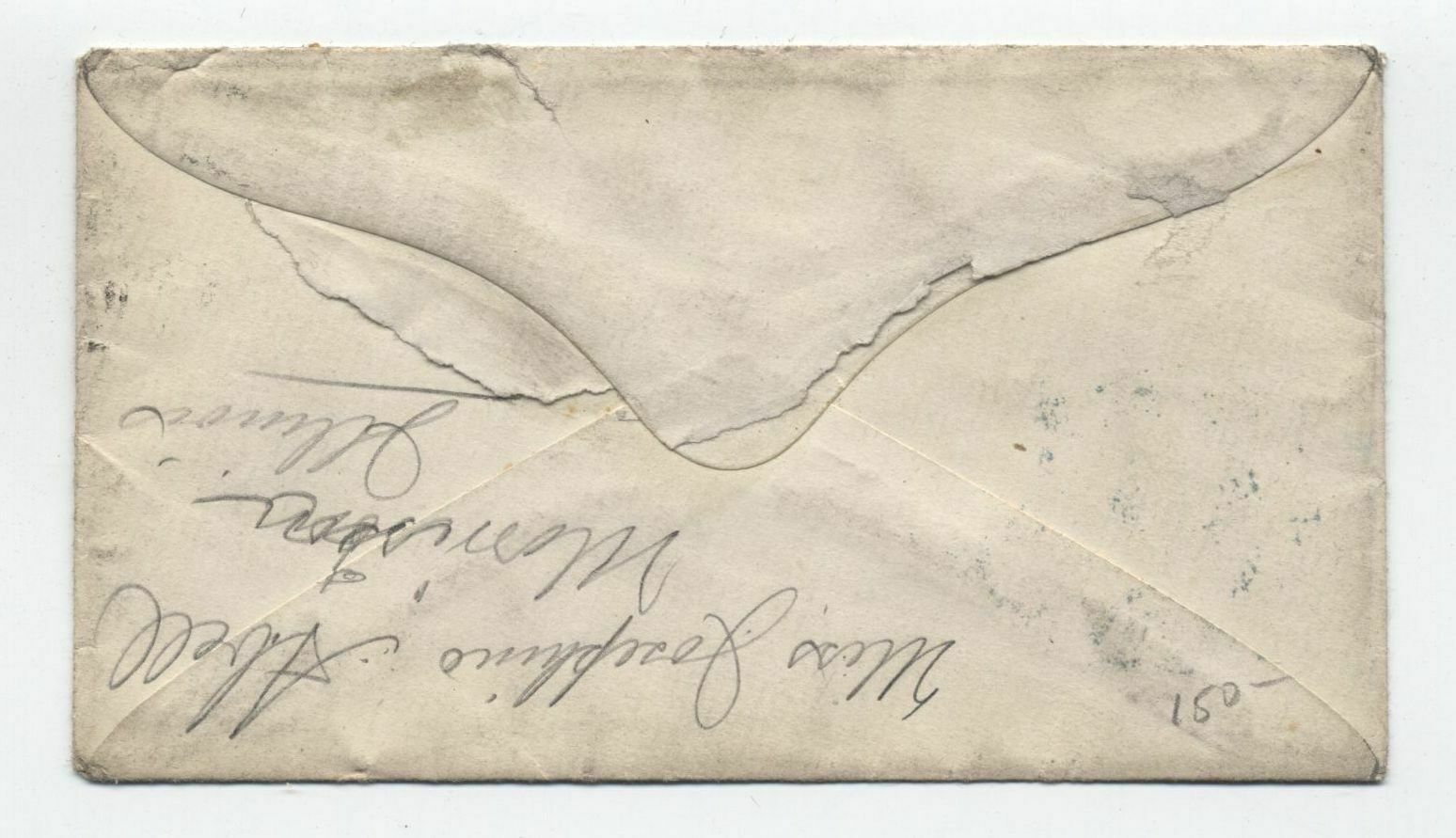 1860s Greensburg WV double circle postmark #65 cover 5 year DPO [H.828 ...