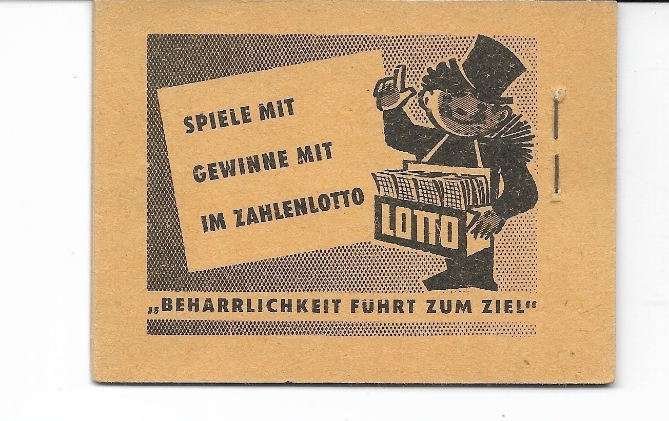 East Germany Unexploded Booklet of #330c, 477a, 333a MNH C.V. $15.00 ...