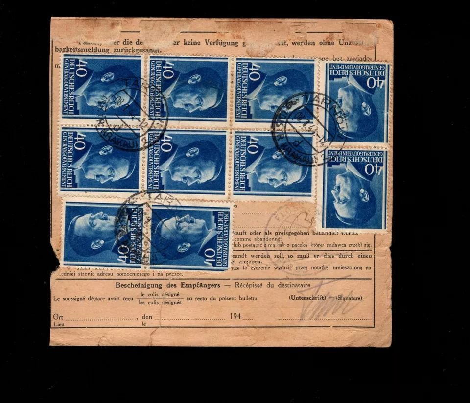 To Flossenburg Concentration Camp Occupied Poland 1944 Multiple Hitler ...