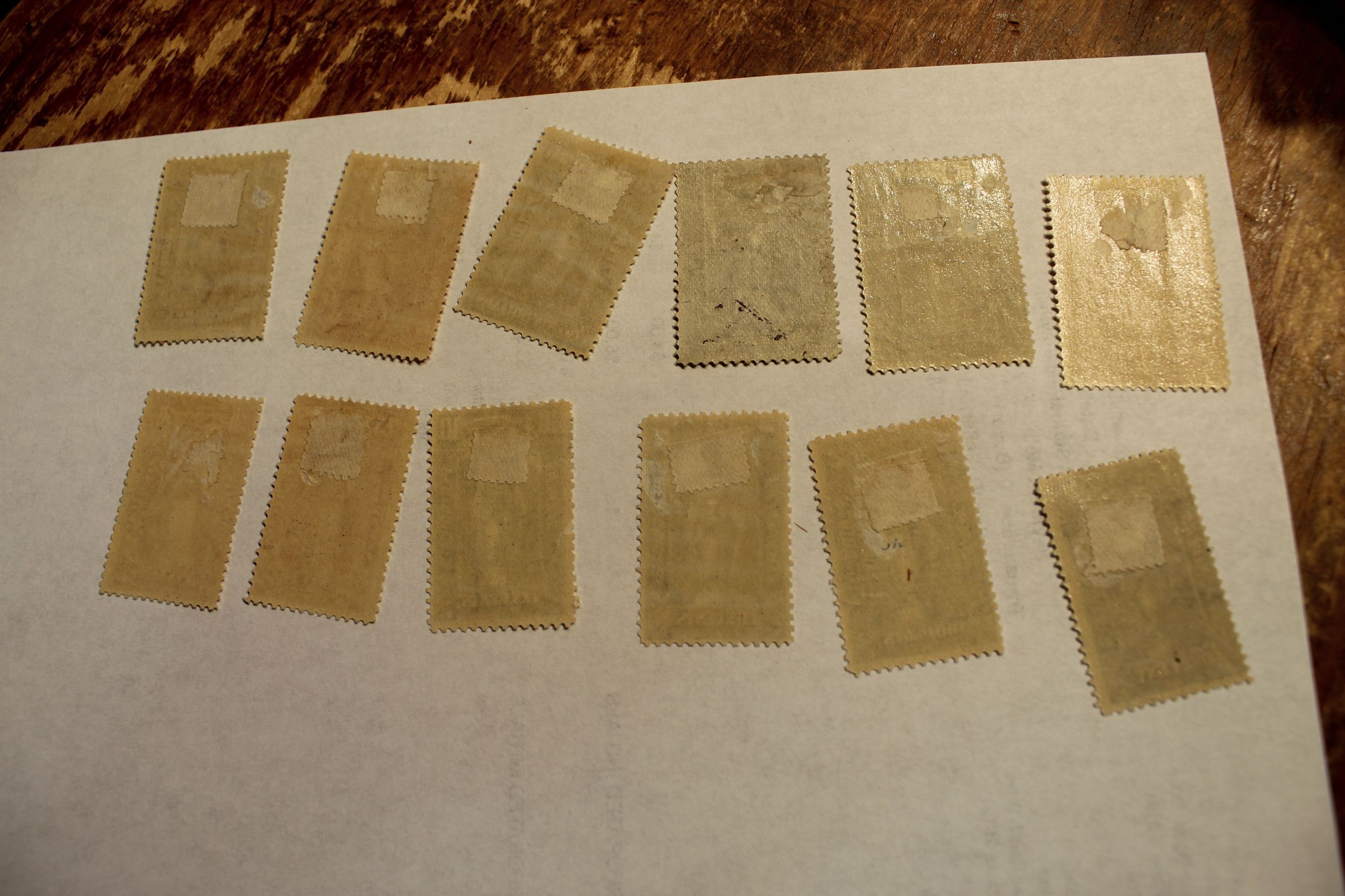 US Newspaper Stamp - Pr114 - Pr125 SET Complete Hinge Remants and Some ...