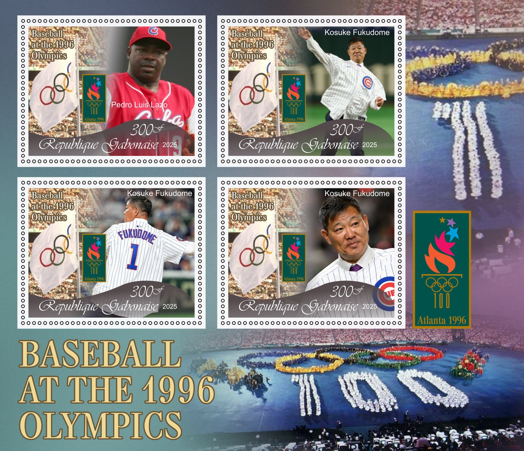 Stamps. Olympic Games Baseball 2025 year 8 sheets perforated | Africa ...