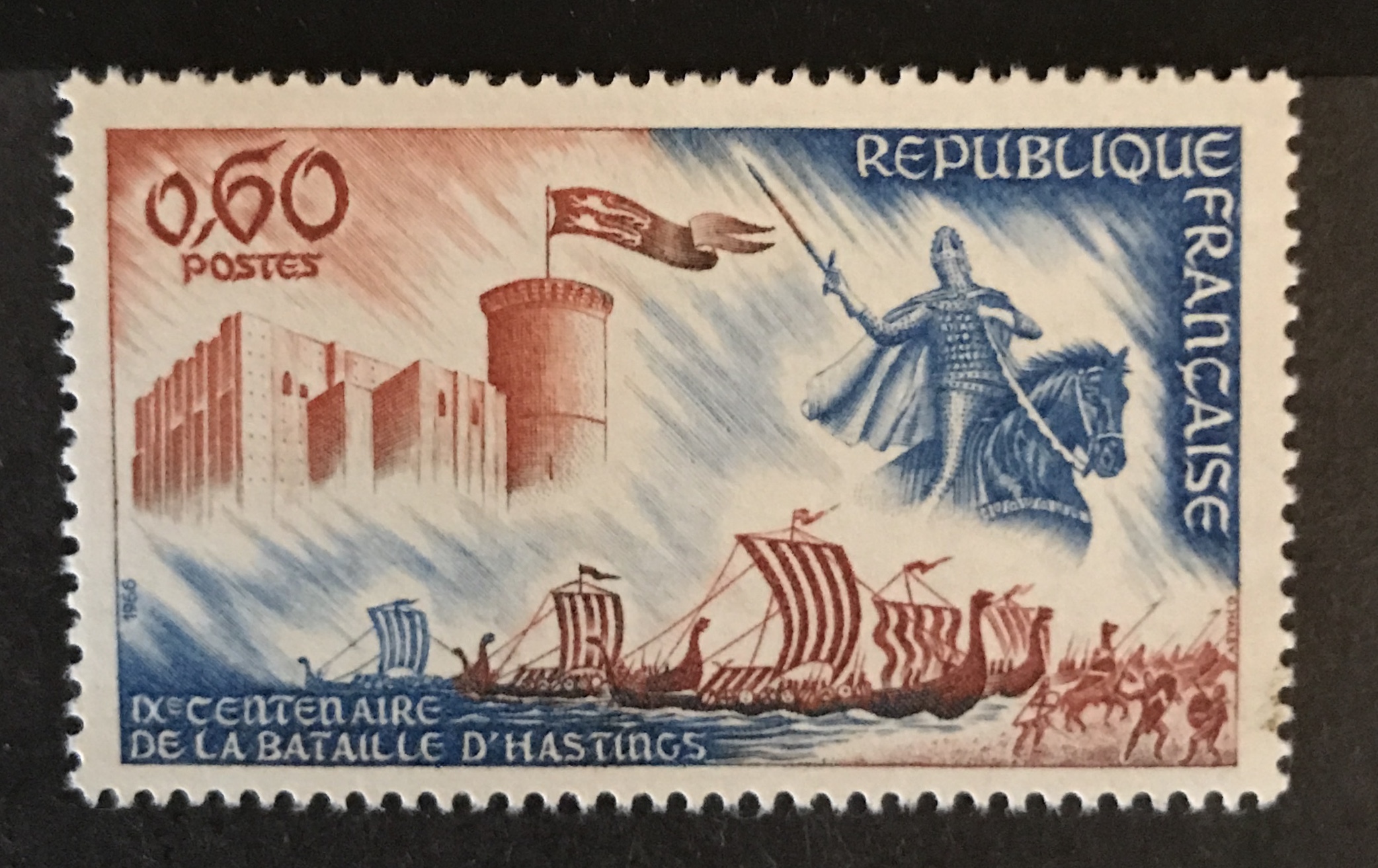 France 1966 #1160, Battle of Hastings, MNH. | Europe - France ...