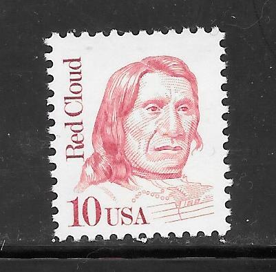 #2175 MNH Single Large Block Tagging Dull Gum | United States, General ...