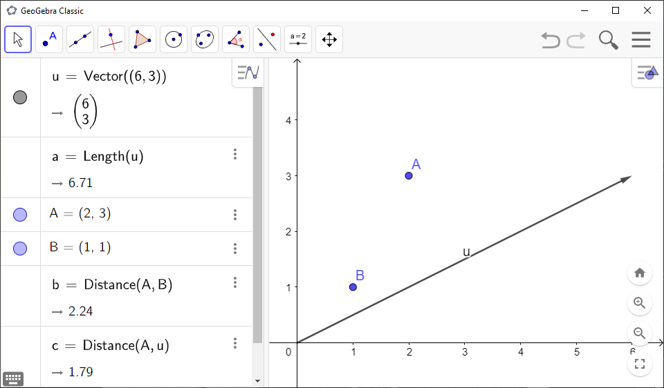 Vectors In GeoGebra House Of Math