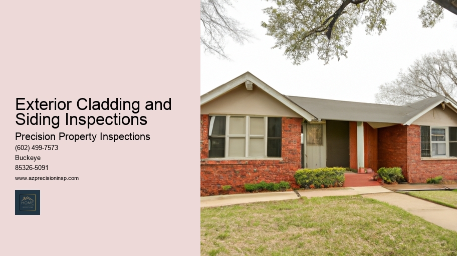 Exterior Cladding and Siding Inspections