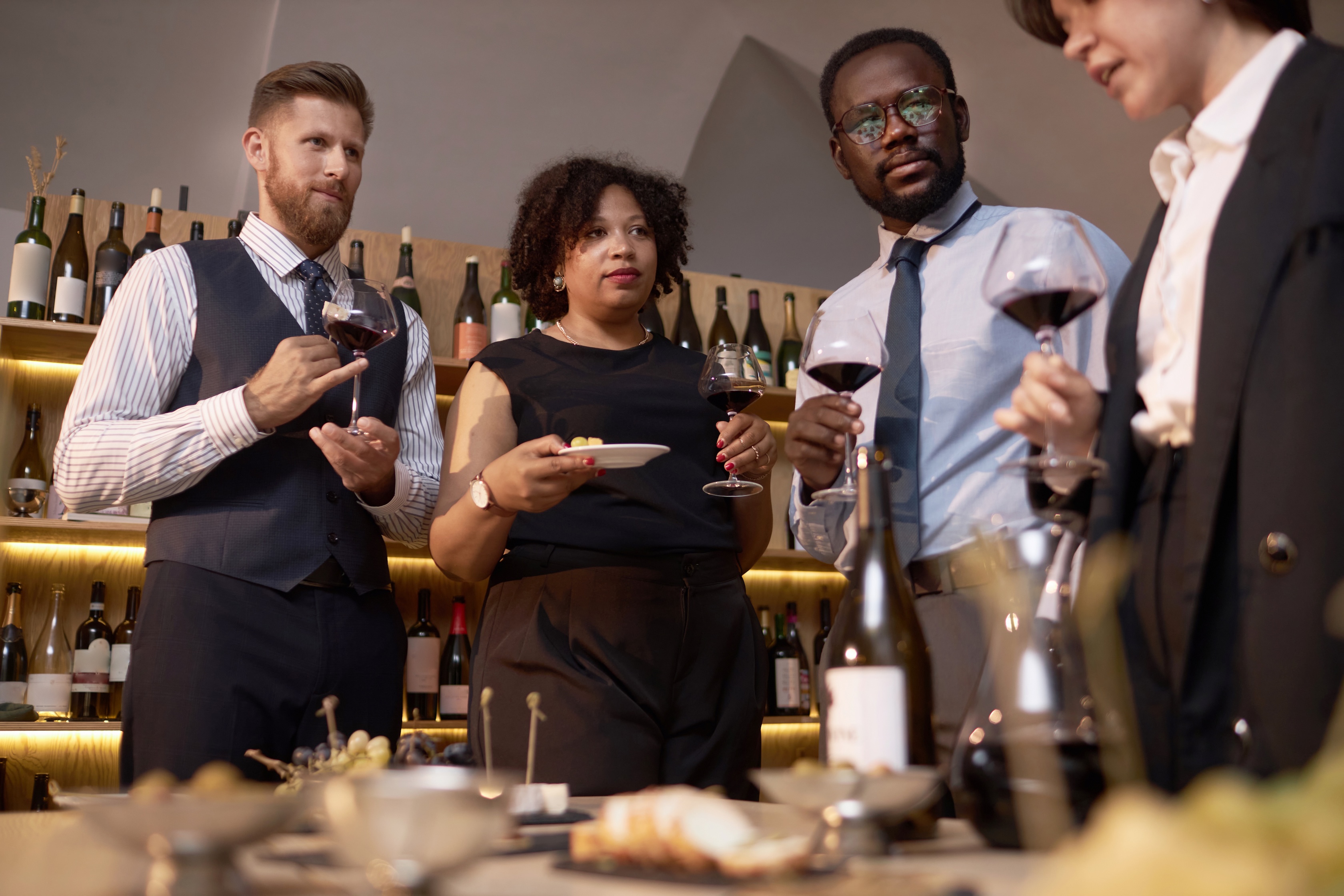 Corporate Wine Tasting in Manchester. eam & Client Entertainment