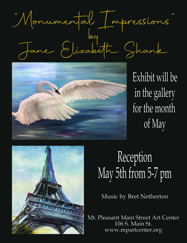 "Monumental Impressions" by Jane Elizabeth Shank Artist Reception