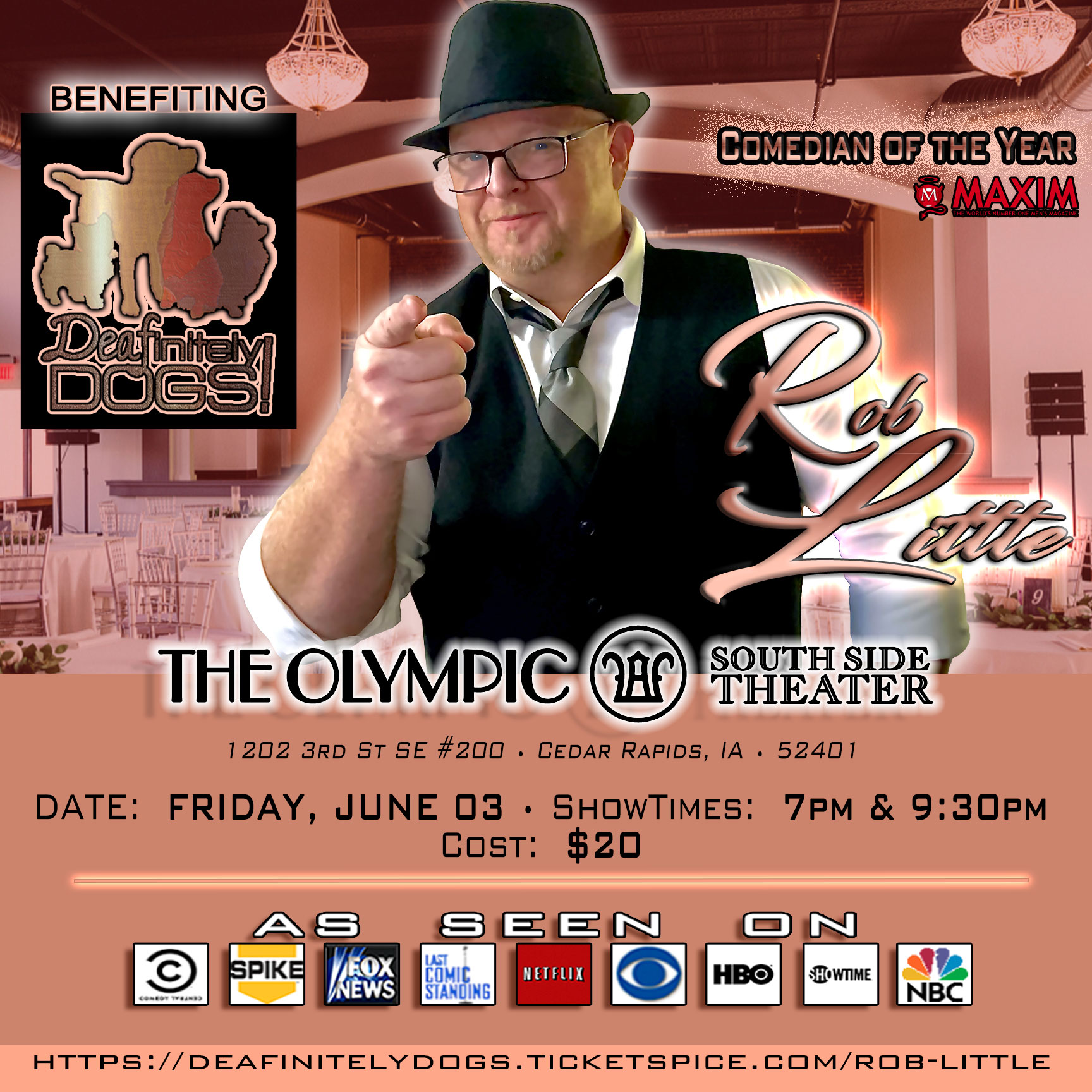 Rob Little Comedy Shows | Hoopla