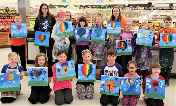June 3rd, Kid N Canvas -Sweet Mercantile - Cork n Canvas Iowa | Hoopla