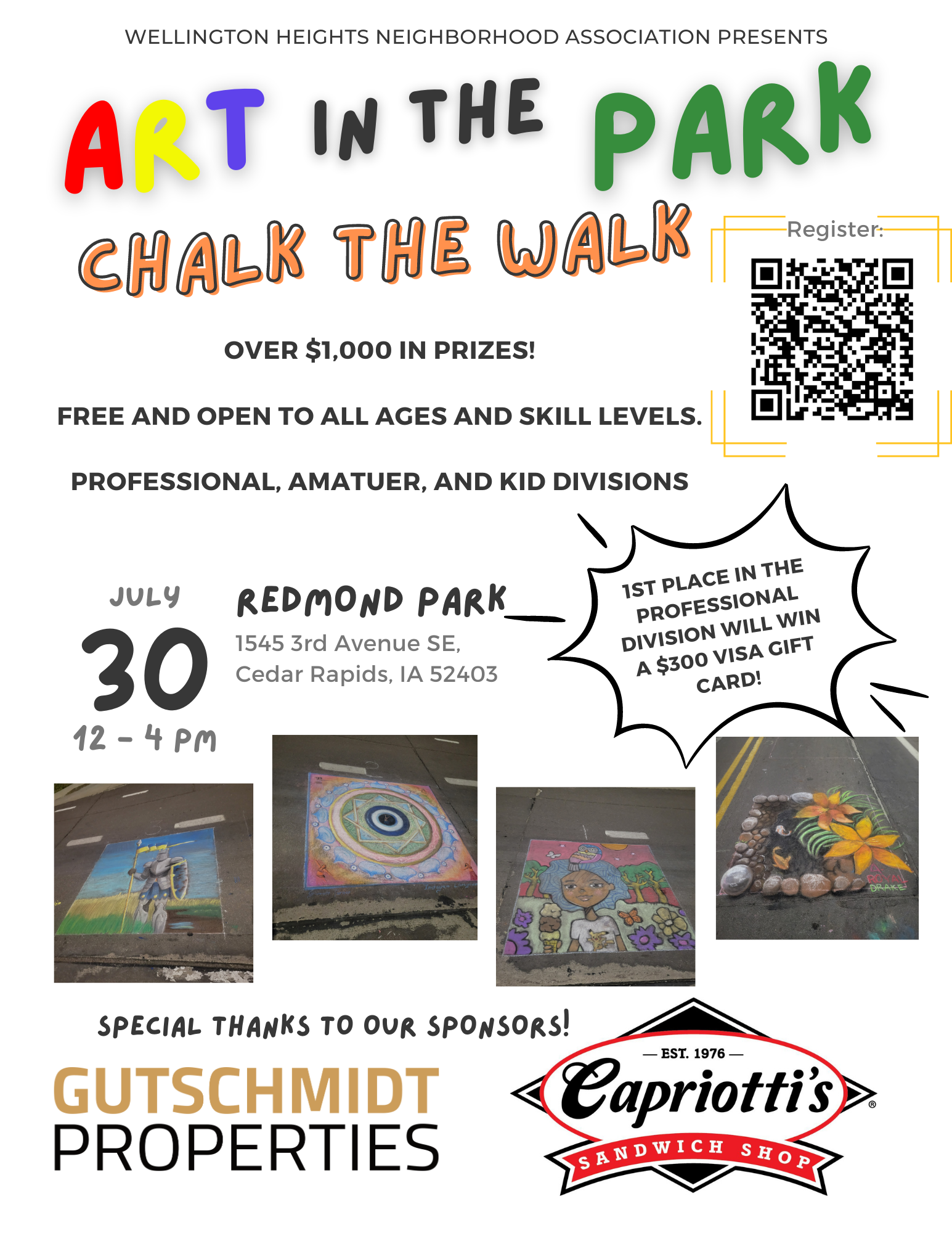 Chalk the Walk at Art in the Park | Hoopla