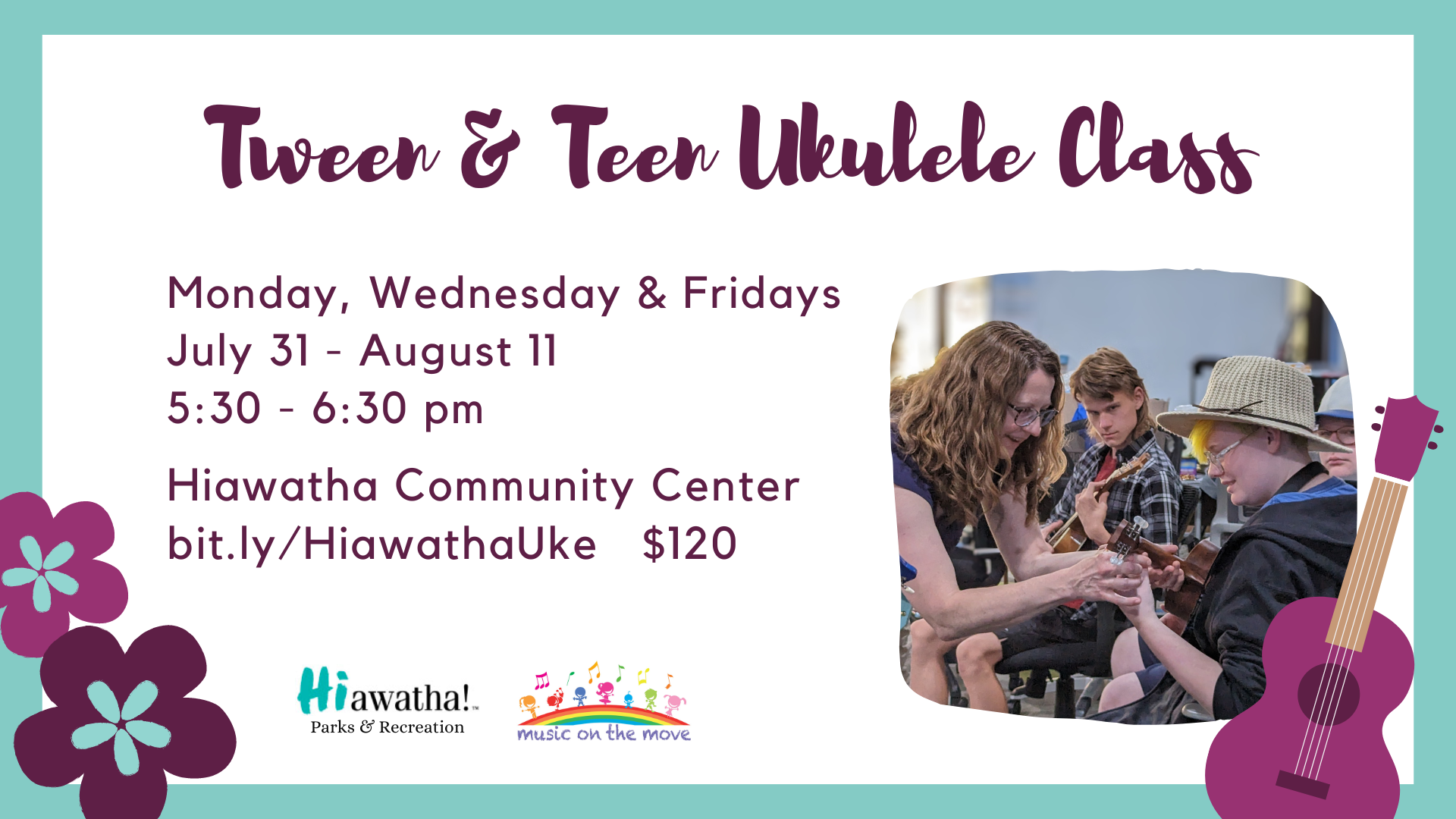 Teen & Tween Ukulele Class | Hoopla