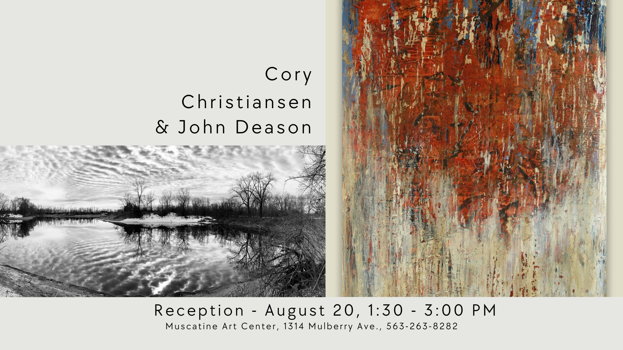 Artist Reception for Cory Christiansen & John Deason | Hoopla