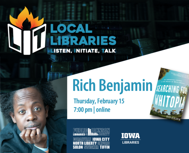 Local Libraries LIT featuring Rich Benjamin | Hoopla