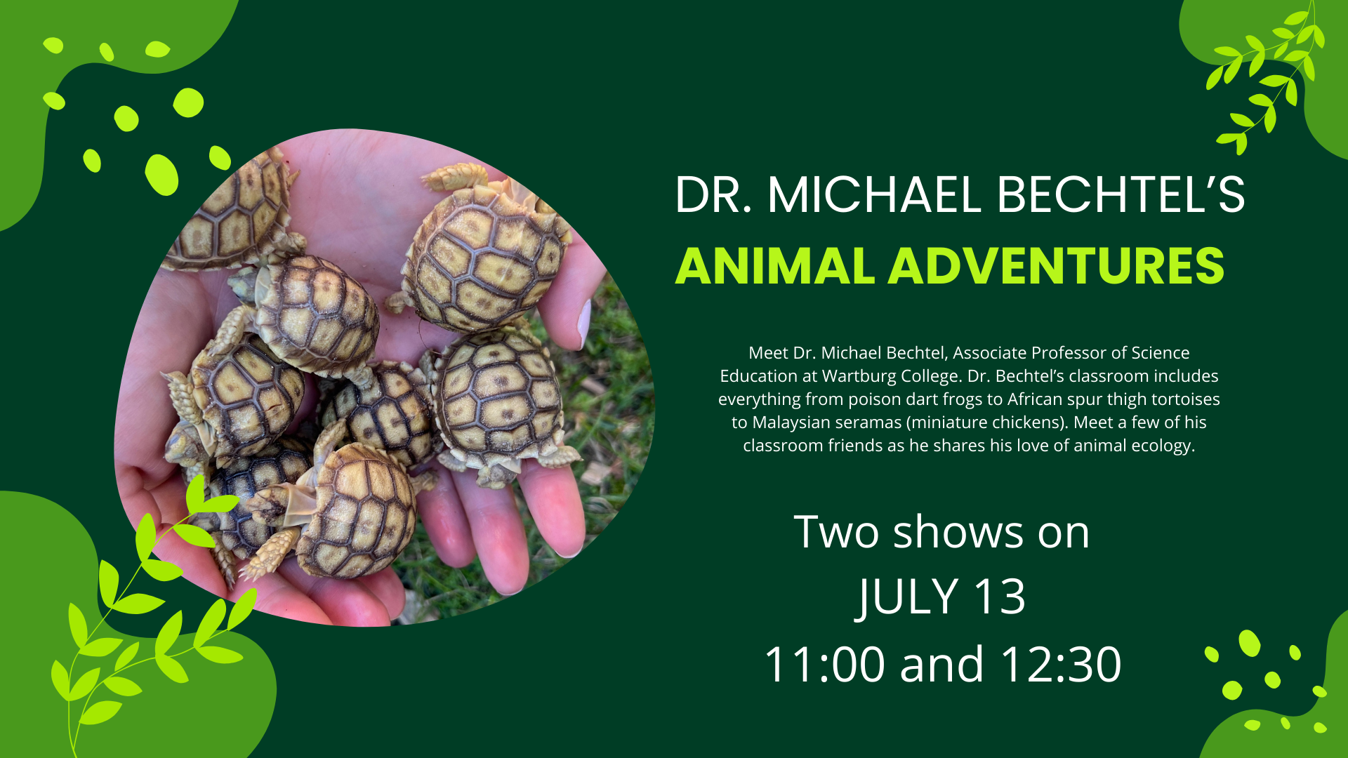 Dr. Bechtel's Animal Adventures | Hoopla