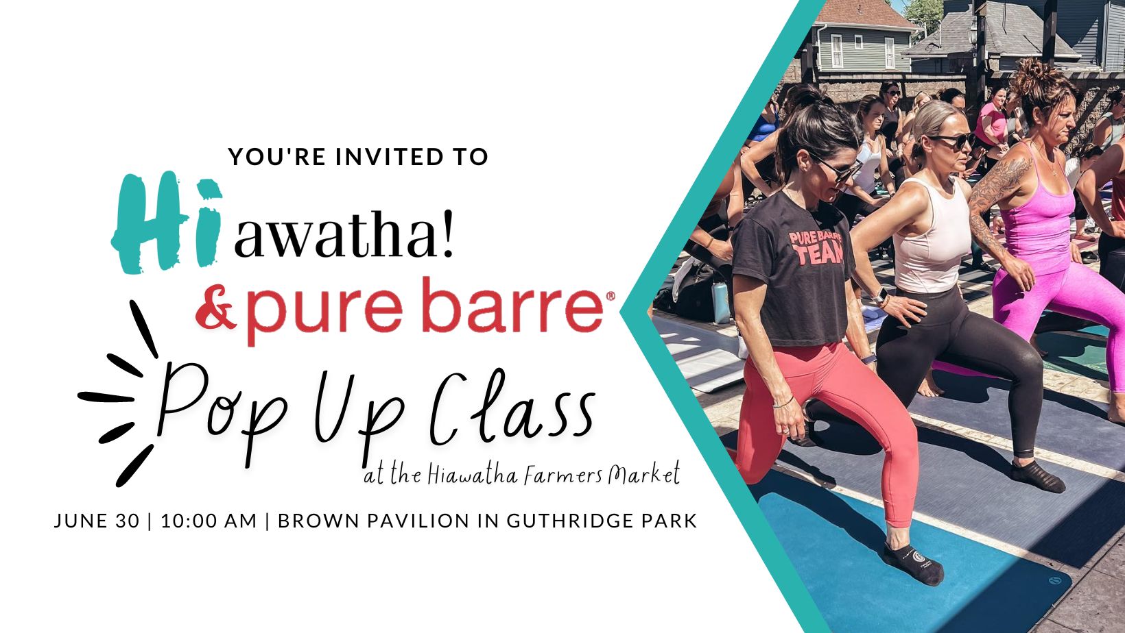 Pure Barre Pop Up Class | Hoopla