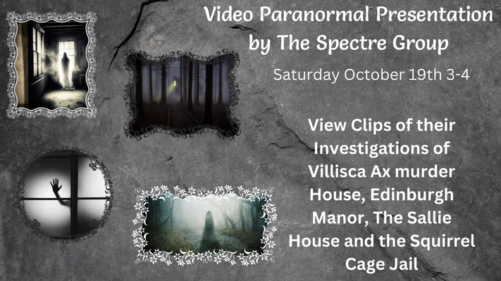 Paranormal Presentation by The Spectre Group | Hoopla