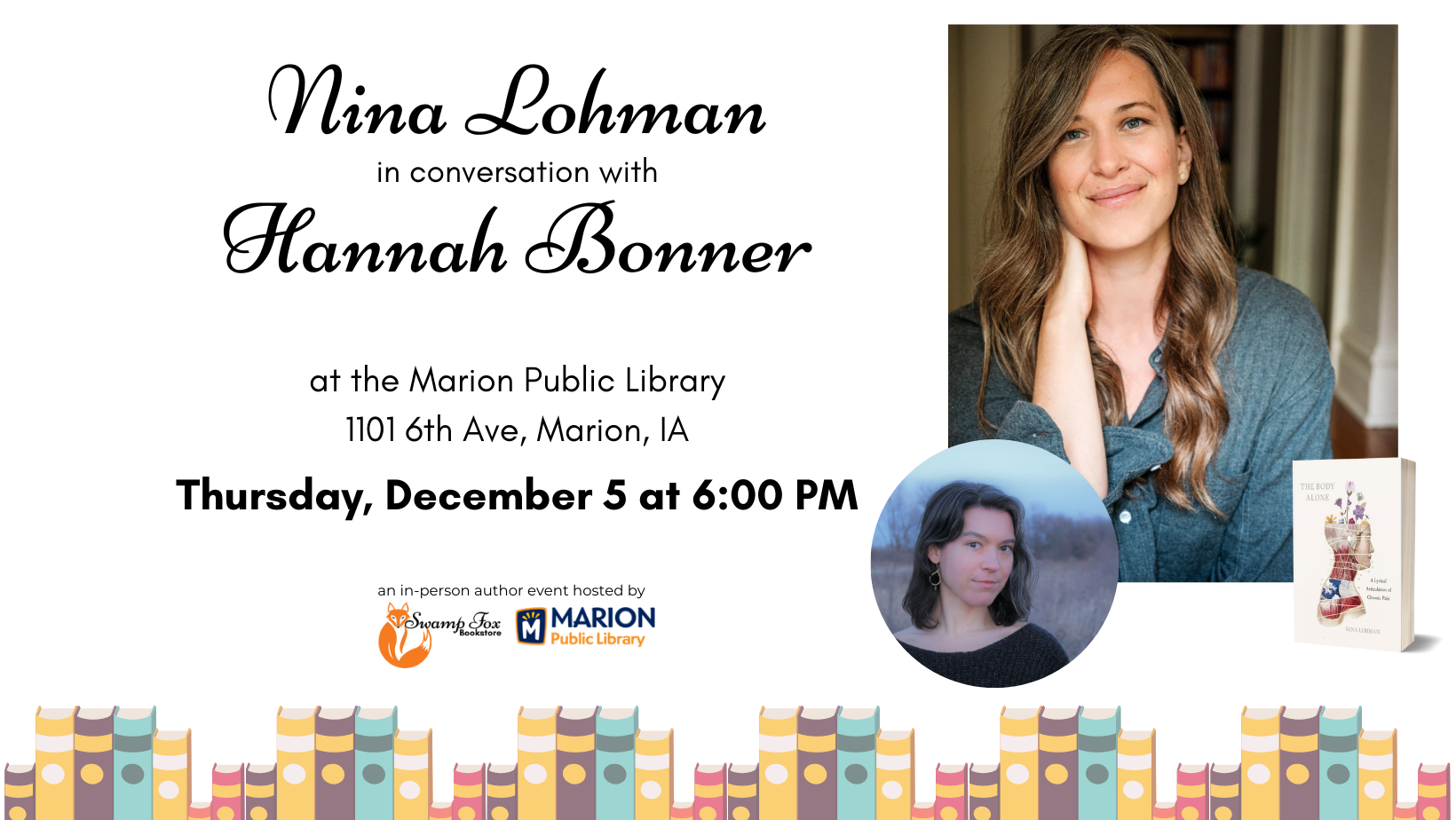 Nina Lohman in conversation with Hannah Bonner | Hoopla