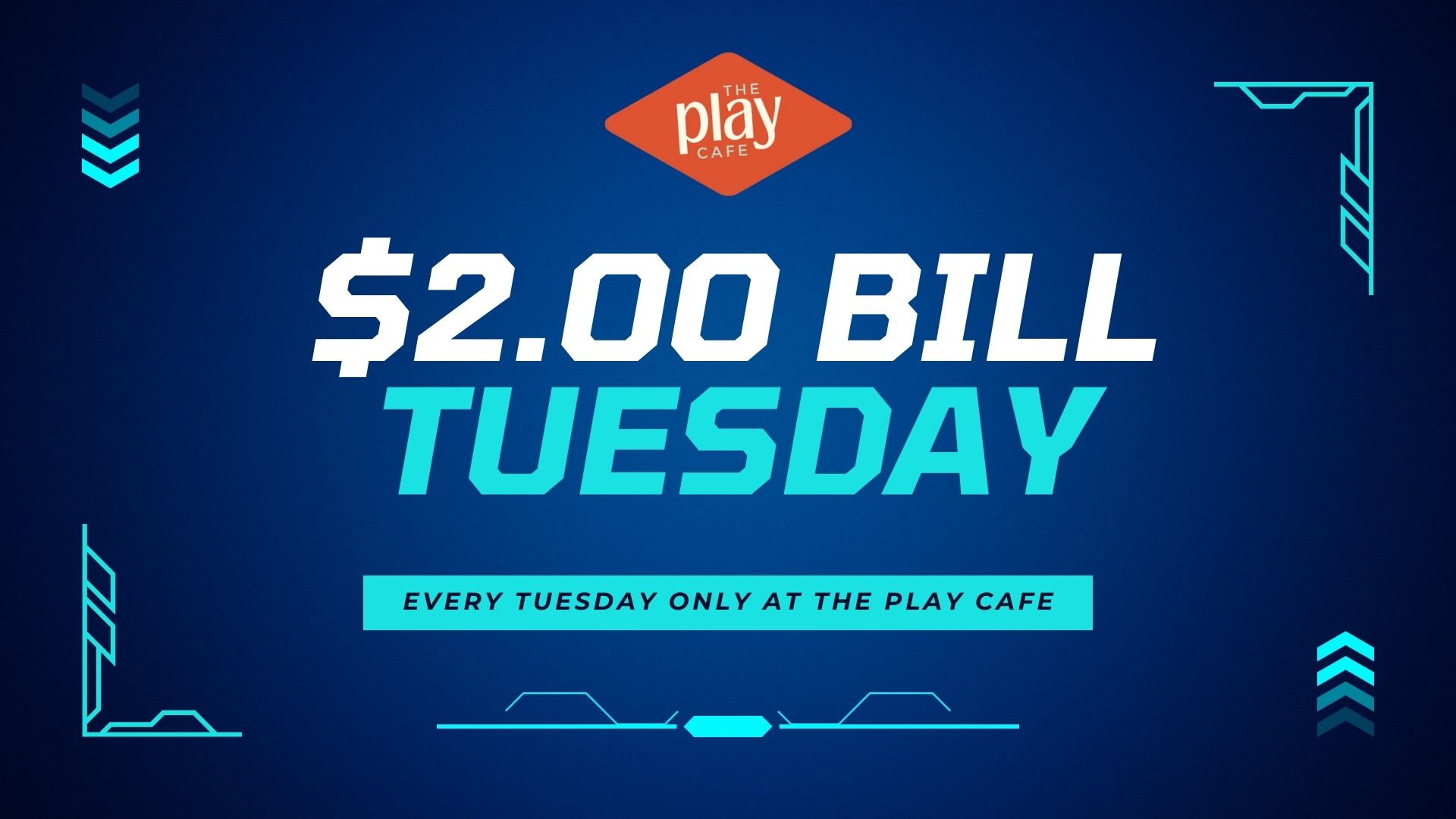 $2 Bill Tuesday @the Play Cafe | Hoopla