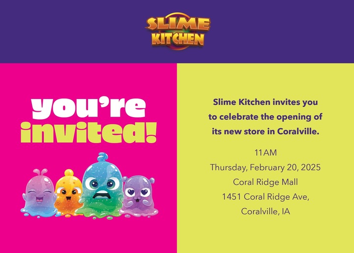 Slime Kitchen Coralville Grand Opening | Hoopla
