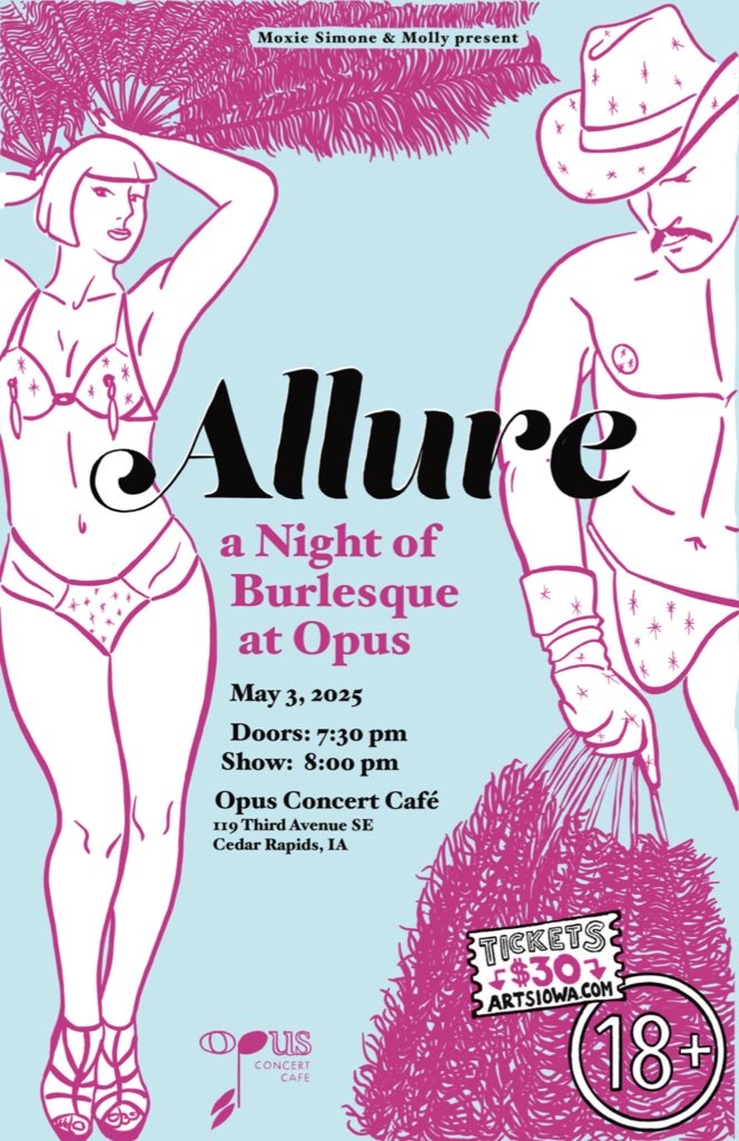Allure: A Night of Burlesque at Opus | Hoopla