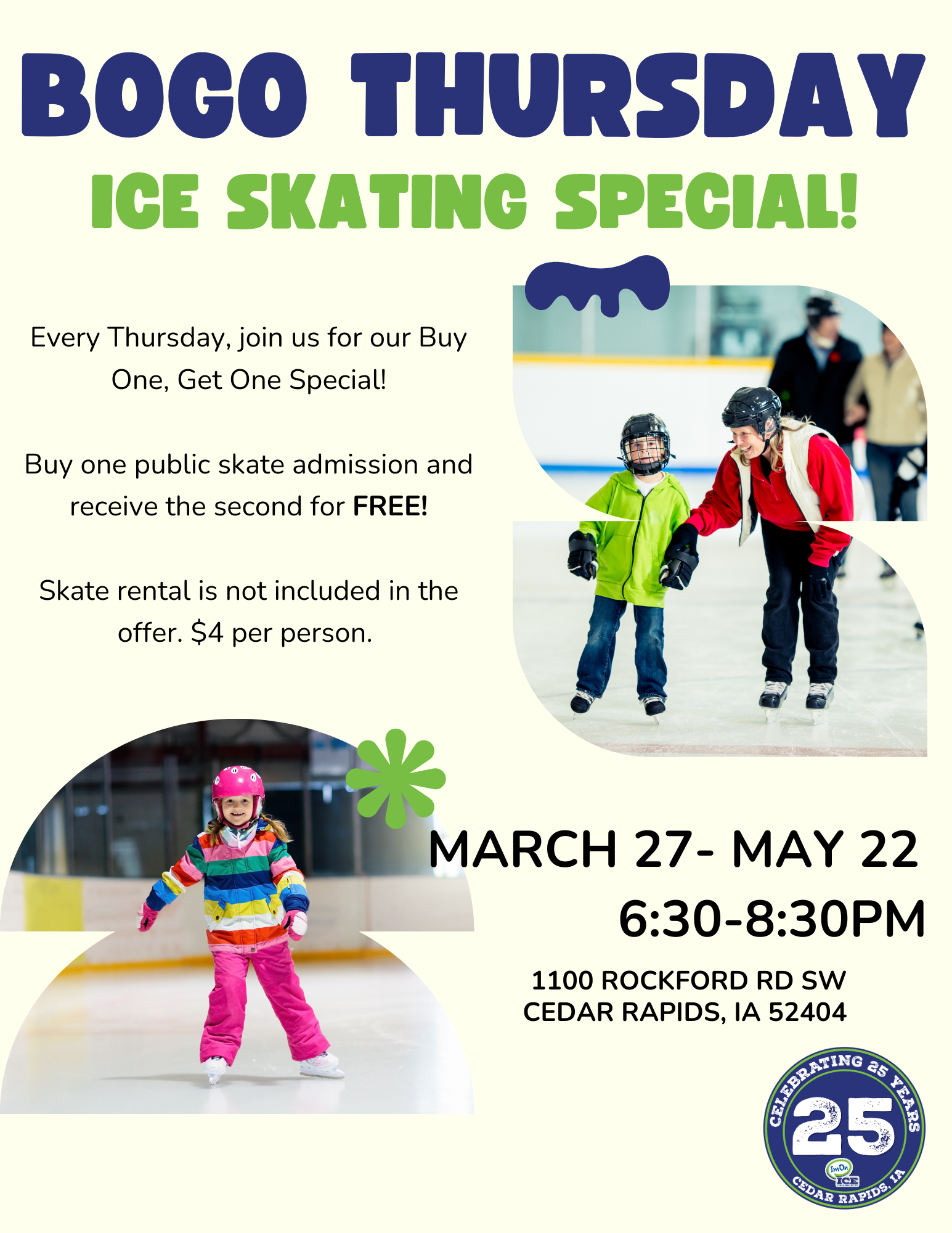 BOGO Thursday Ice Skating Special | Hoopla